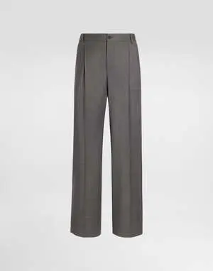 Dolce & Gabbana Flannel Trousers - Grey