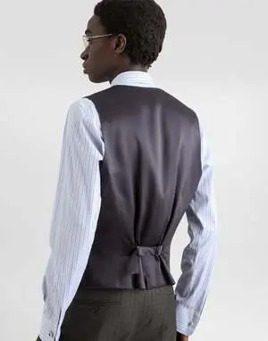 Dolce & Gabbana Pinstripe Wool Vest