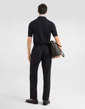 Dolce & Gabbana Pinstripe Wool Jogging Trousers