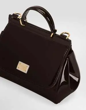 Dolce & Gabbana Sicily Shoulder And Crossbody Bag In Patent Leather - Brown