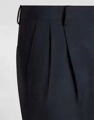 Dolce & Gabbana Wool Gabardine Trousers