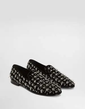 Dolce & Gabbana Velvet Slippers