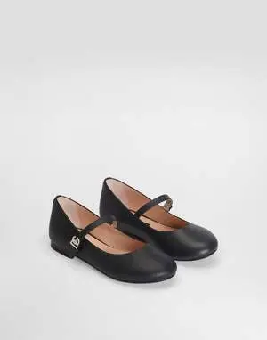Dolce & Gabbana Nappa Leather Ballet Flats