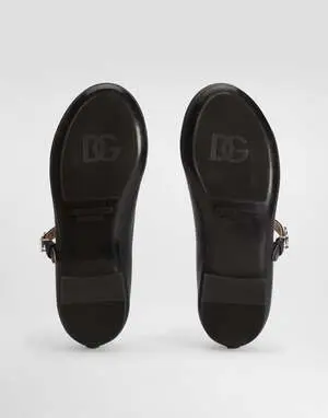 Dolce & Gabbana Nappa Leather Ballet Flats