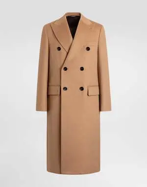 Dolce & Gabbana Double-breasted Camel Coat