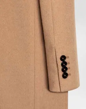 Dolce & Gabbana Double-breasted Camel Coat