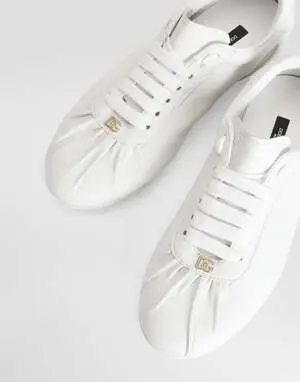 Dolce & Gabbana Ballet Sneakers In Calfskin