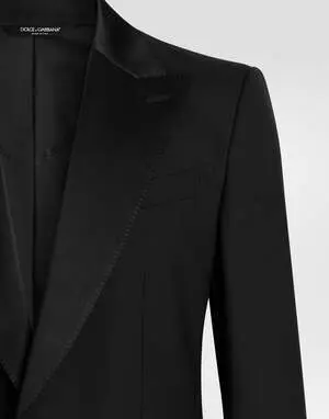 Dolce & Gabbana Single-breasted Wool Tuxedo Sicilia Light Suit