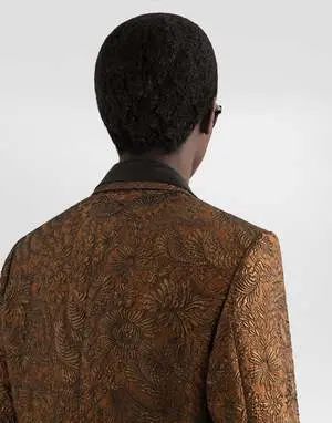 Dolce & Gabbana Sicilia Light Single-breasted Brocade Jacket