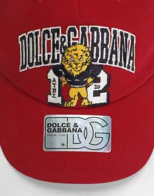 Dolce & Gabbana Drill Baseball Hat With Logo