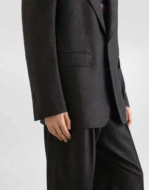 Dolce & Gabbana Sinatra Single-breasted Wool Flannel Jacket
