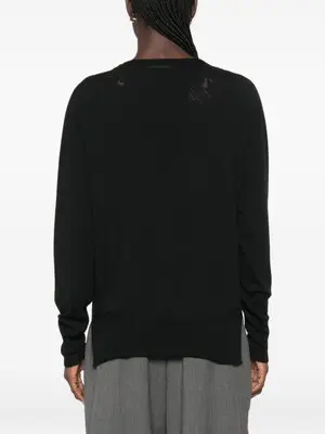 Ermanno Scervino Wool V-necked Sweater