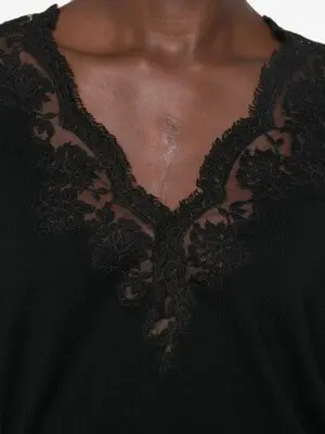 Ermanno Scervino Wool V-necked Sweater