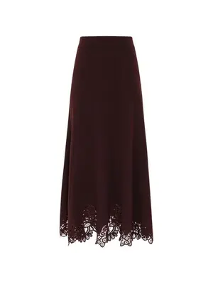 Zimmermann Valiant Wool Long Skirt