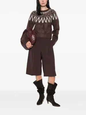 Soft Goat Wool Crewneck Sweater