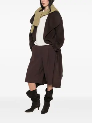 Soft Goat Wool Long Coat