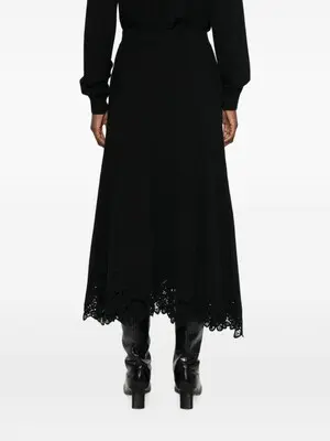 Zimmermann Valian Wool Midi Skirt