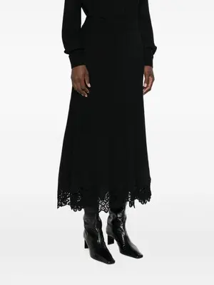Zimmermann Valian Wool Midi Skirt