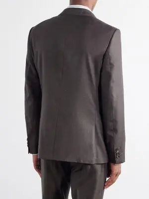 Mr P. Luxe Slim-fit Wool And Silk-blend Suit Jacket