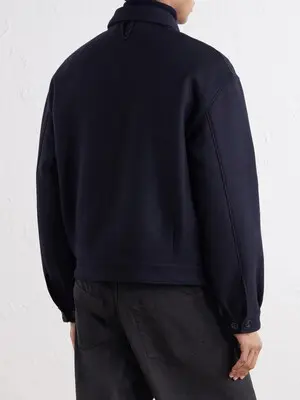 VALSTAR Brushed Virgin Wool-twill Bomber Jacket