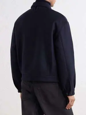 VALSTAR Brushed Virgin Wool-twill Bomber Jacket