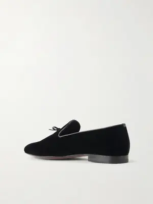 TOM FORD Scott Velvet Loafers - Black