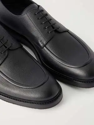 Manolo Blahnik Newbury Full-grained Leather Derby Shoes