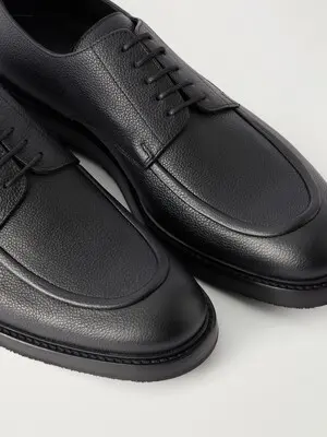 Manolo Blahnik Leather Derby Shoes