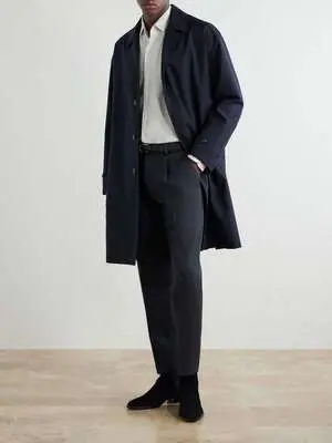 Zegna Straight-leg Wool And Cashmere-blend Twill Trousers
