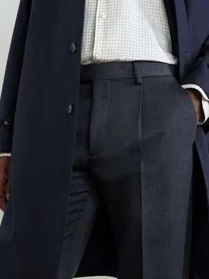 Zegna Straight-leg Wool And Cashmere-blend Twill Trousers