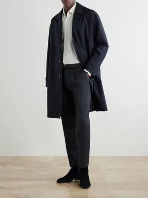 Zegna Straight-leg Wool And Cashmere-blend Trousers