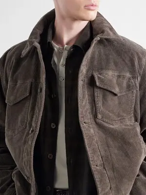 Rag & Bone Stretch-cotton Corduroy Jacket - Brown
