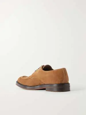 Manolo Blahnik Newbury Suede Derby Shoes