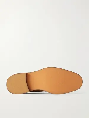 Manolo Blahnik Suede Derby Shoes