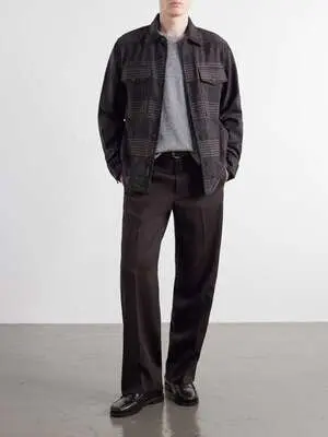 Rag & Bone Austin Prince Of Wales Wool-blend Overshirt