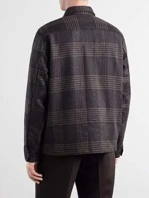Rag & Bone Austin Prince Of Wales Wool-blend Overshirt