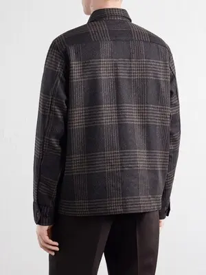 Rag & Bone Austin Prince Of Wales Wool-blend Overshirt