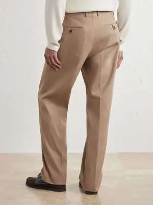 Nn07 Robin 10076 Straight-leg Organic Stretch-cotton Dobby Trousers