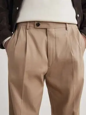 Nn07 Robin 10076 Straight-leg Organic Stretch-cotton Dobby Trousers
