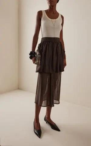 LEMAIRE Ribbed Cotton Tank Top