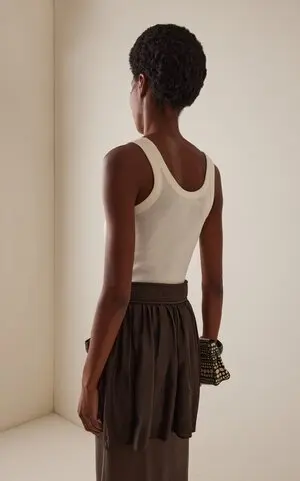 LEMAIRE Ribbed Cotton Tank Top