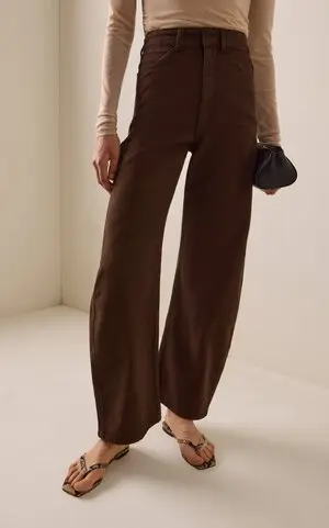 LEMAIRE Rigid High-rise Curved-leg Jeans