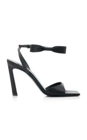 Givenchy Naked Bow Satin Ankle Strap Sandals