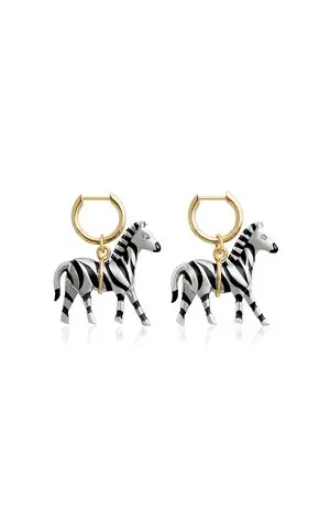 Bottega Veneta Zebra Earrings