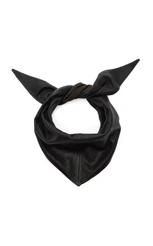 LEMAIRE Large Leather Triangle Scarf