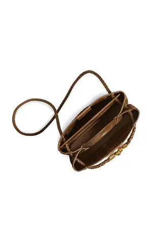 Bottega Veneta Andiamo Intrecciato Suede Bag