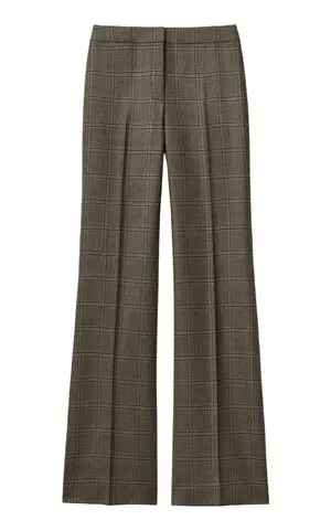 Lafayette 148 New York Lafayette Glen Plaid Wool Flare Pants