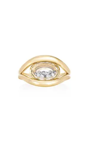 Moritz Glik 18k Yellow Cascavel East-west Ring Petite - Gold