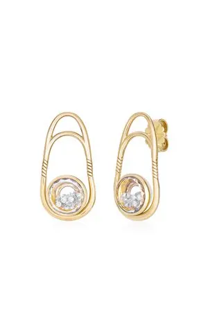 Moritz Glik 18k Yellow Guizo Earrings - Gold