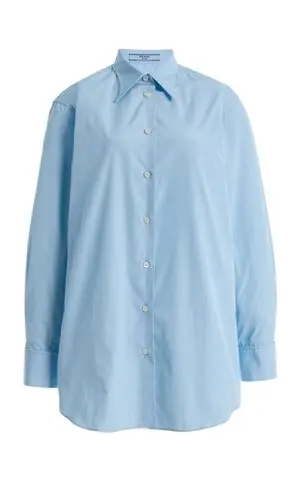 Prada Popeline Button-down Cotton Shirt